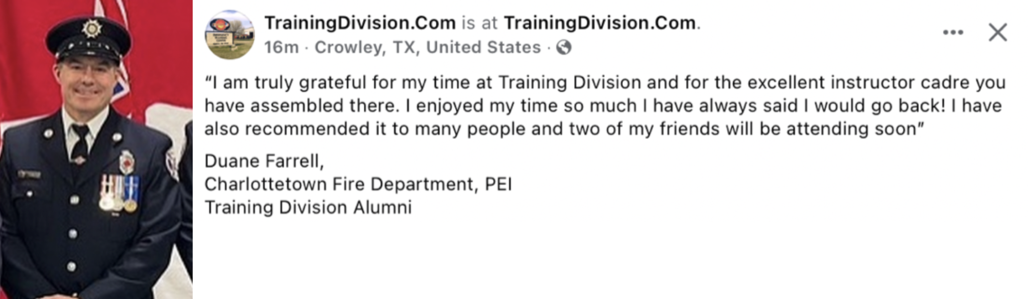 Training Division – Trust Us To Help You Achieve Your Dreams